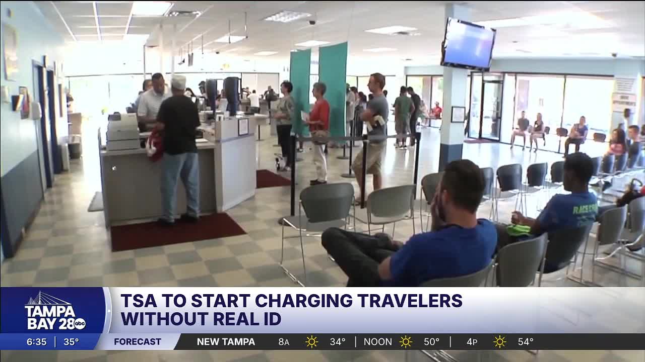 TSA to start charging travelers without a REAL ID