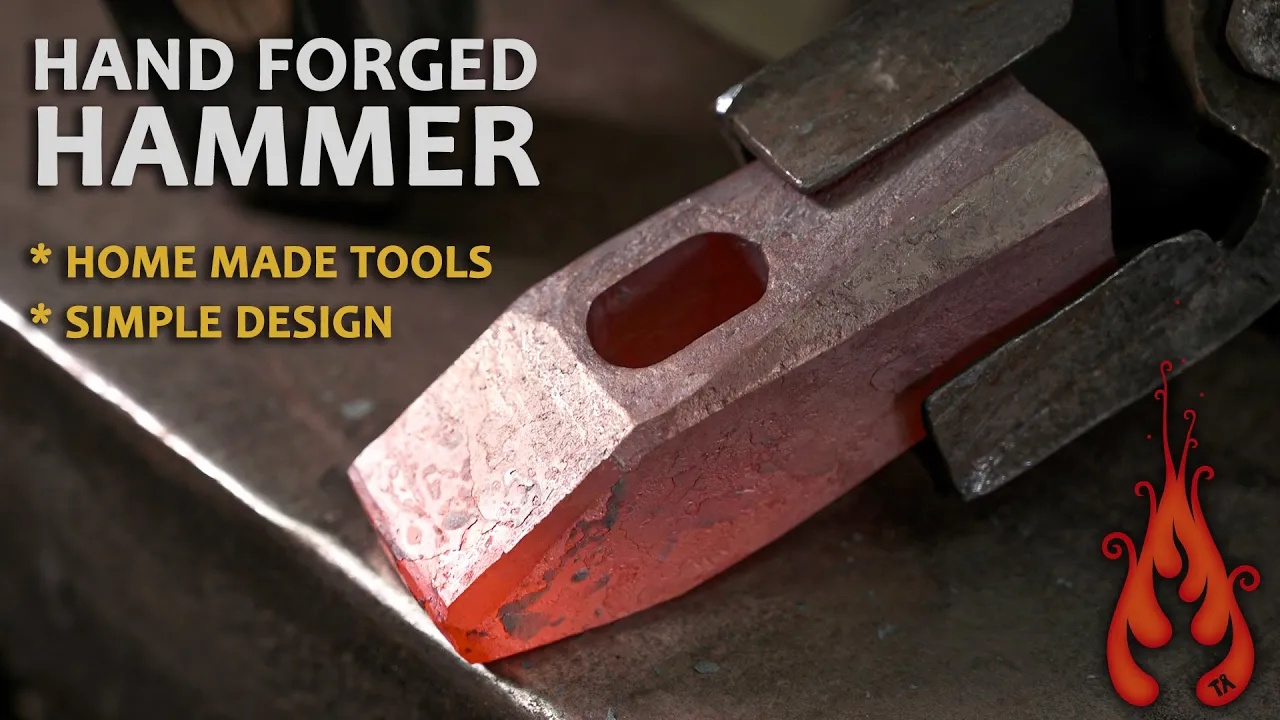 How to forge a hammer step-by-step with basic tools