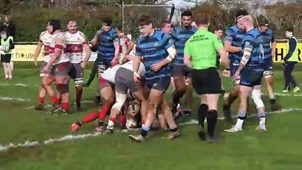 Camborne's tries during their commanding 59-19 victory over Syston on ...