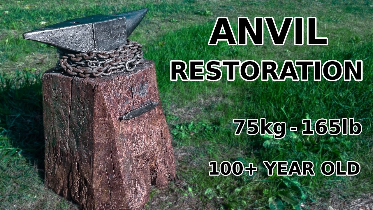 Anvil restoration + homemade rust remover recipe