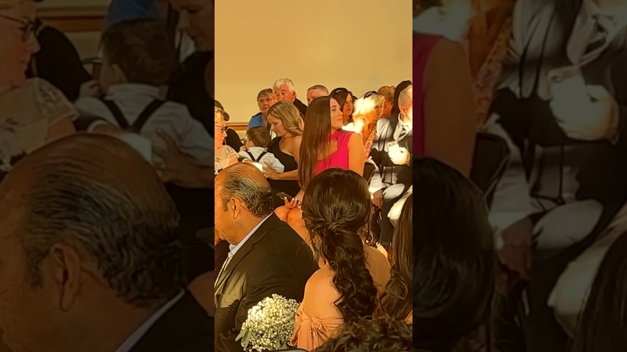 POV: you walk down the aisle to Golden Hour