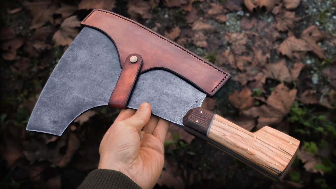 DIY cleaver leather sheath | Easy