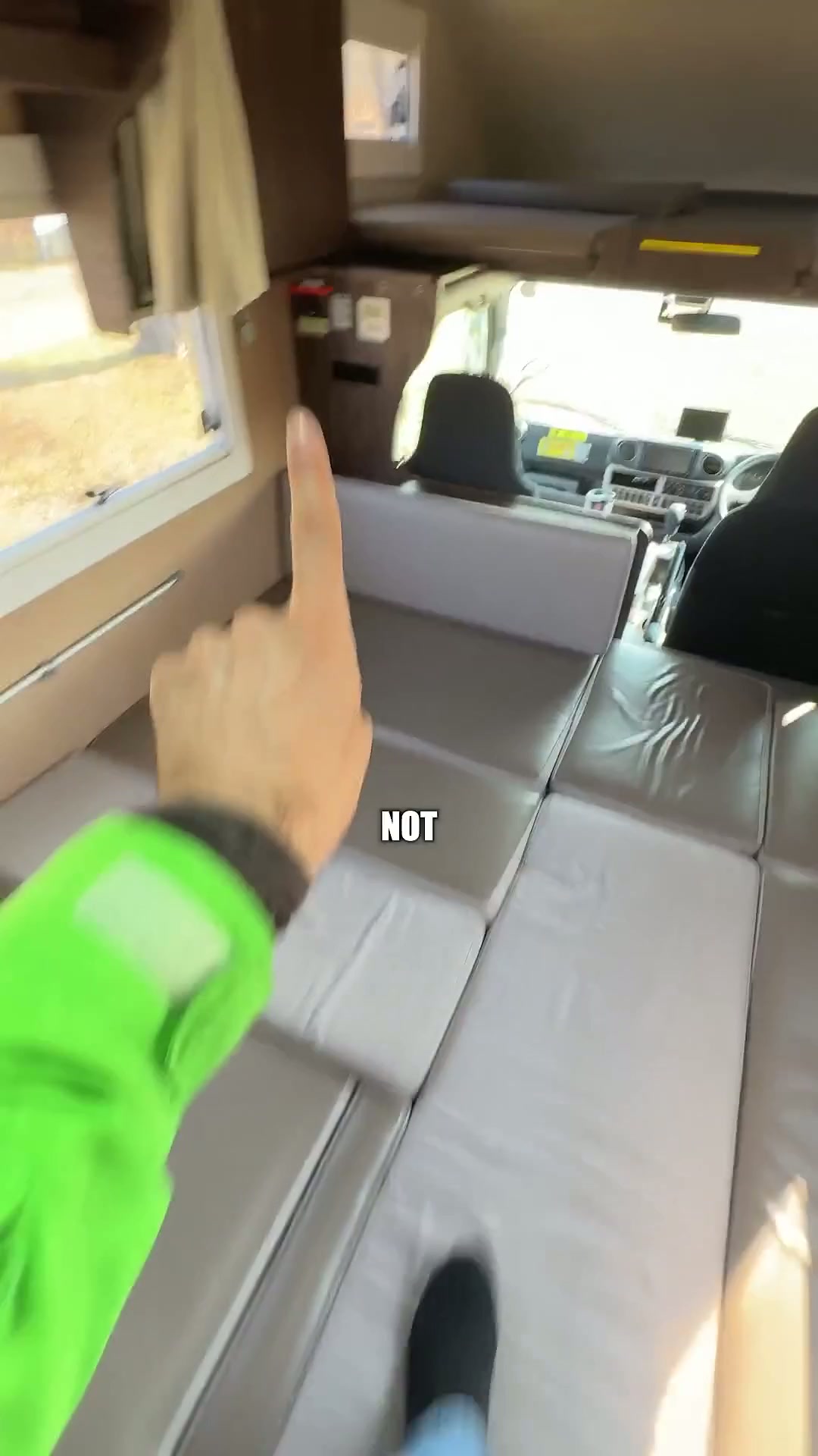 Inside a Japanese camper van home