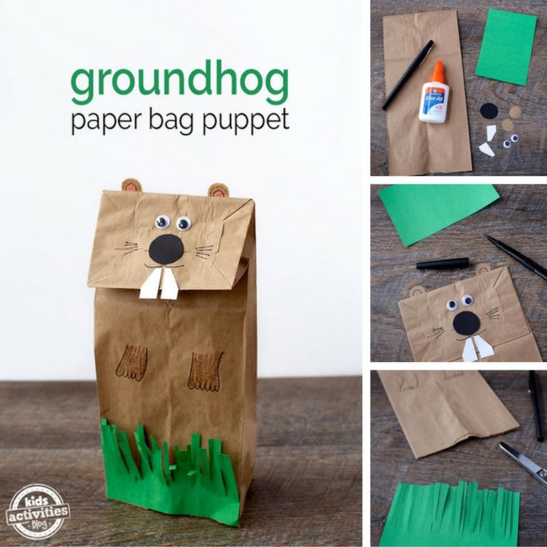 10 cute and easy Groundhog Day crafts for kids to celebrate the holiday