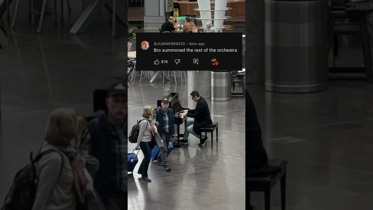 Flash mob magic in the airport!