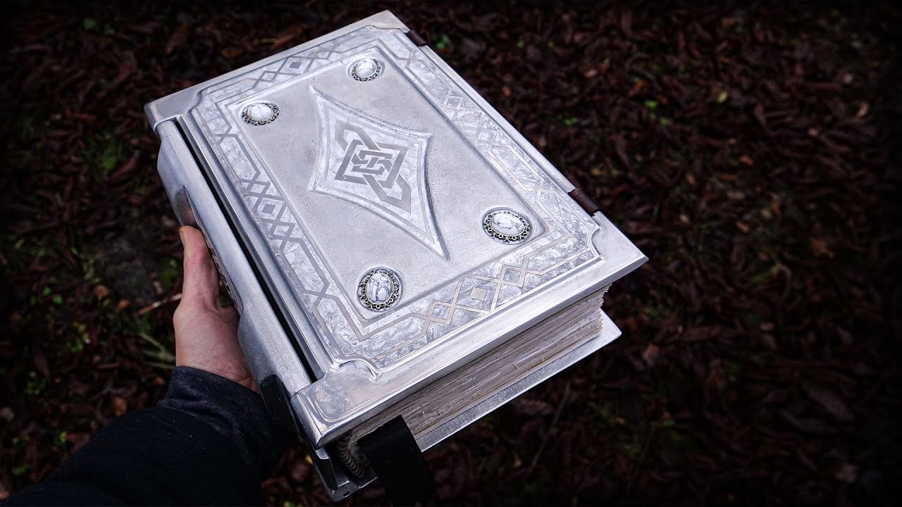 Cast aluminum book covers