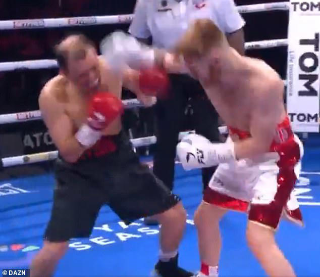 Boxing mismatch goes viral as fans are left shocked as 28-year-old ...