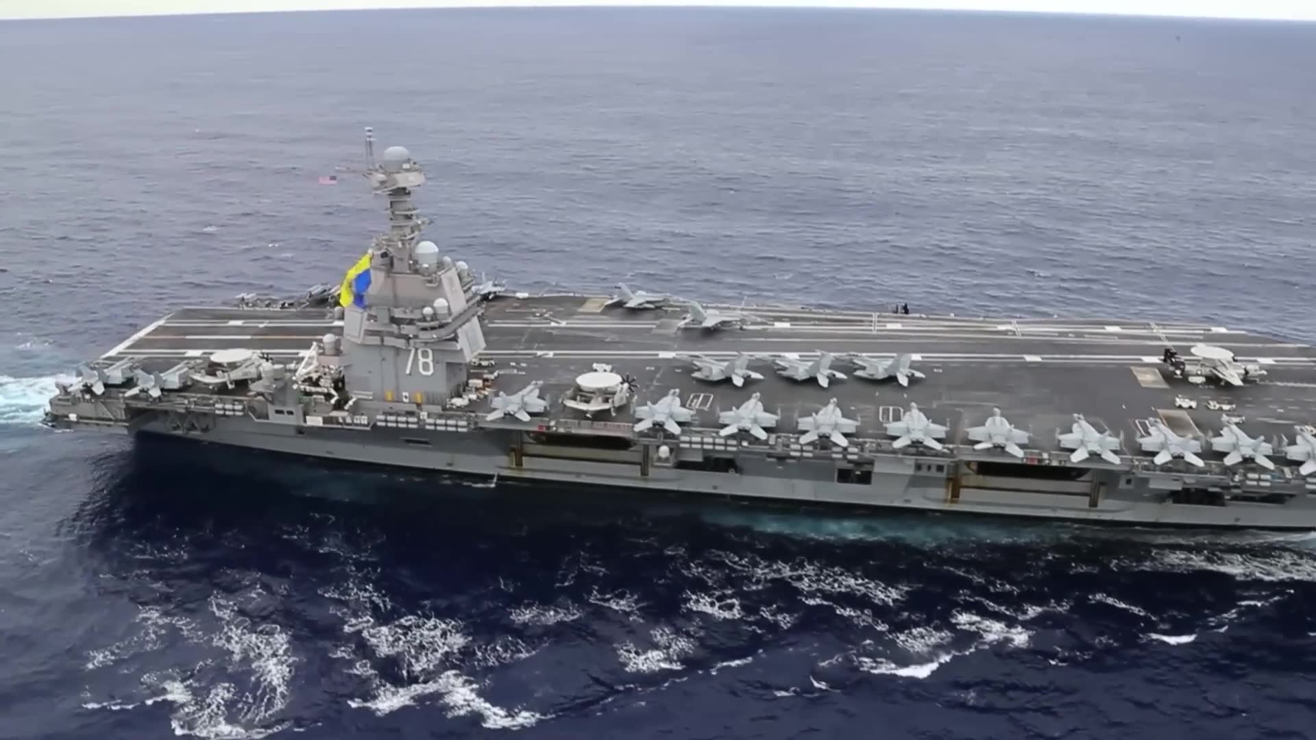 Venezuelan fighter jet performs threatening dive on carrier group