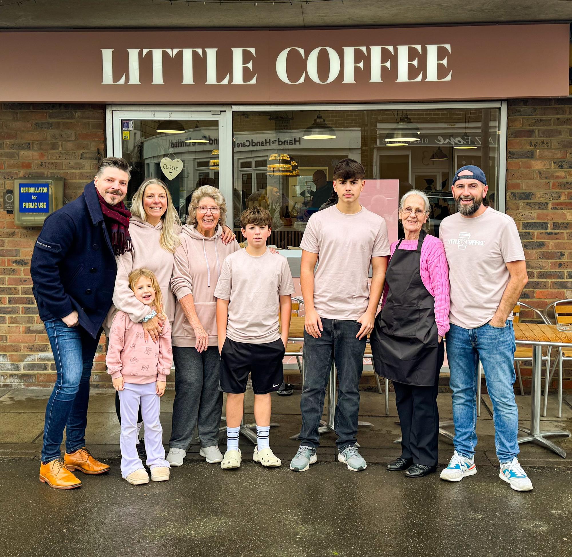 Family dream comes to life as Little Coffee opens in Little Common