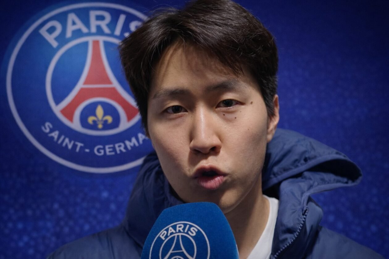 PSG. Kang-in Lee est devenu blond et roux