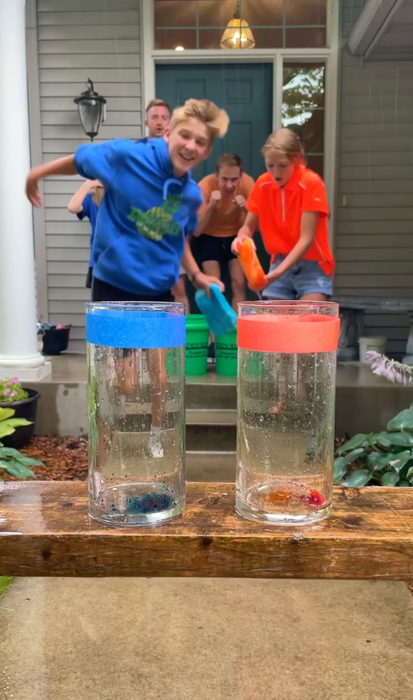 Sponge squeeze challenge – who can handle the fun?