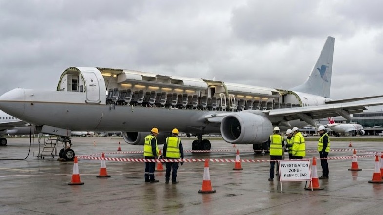 This Boeing 737 became a convertible mid-air