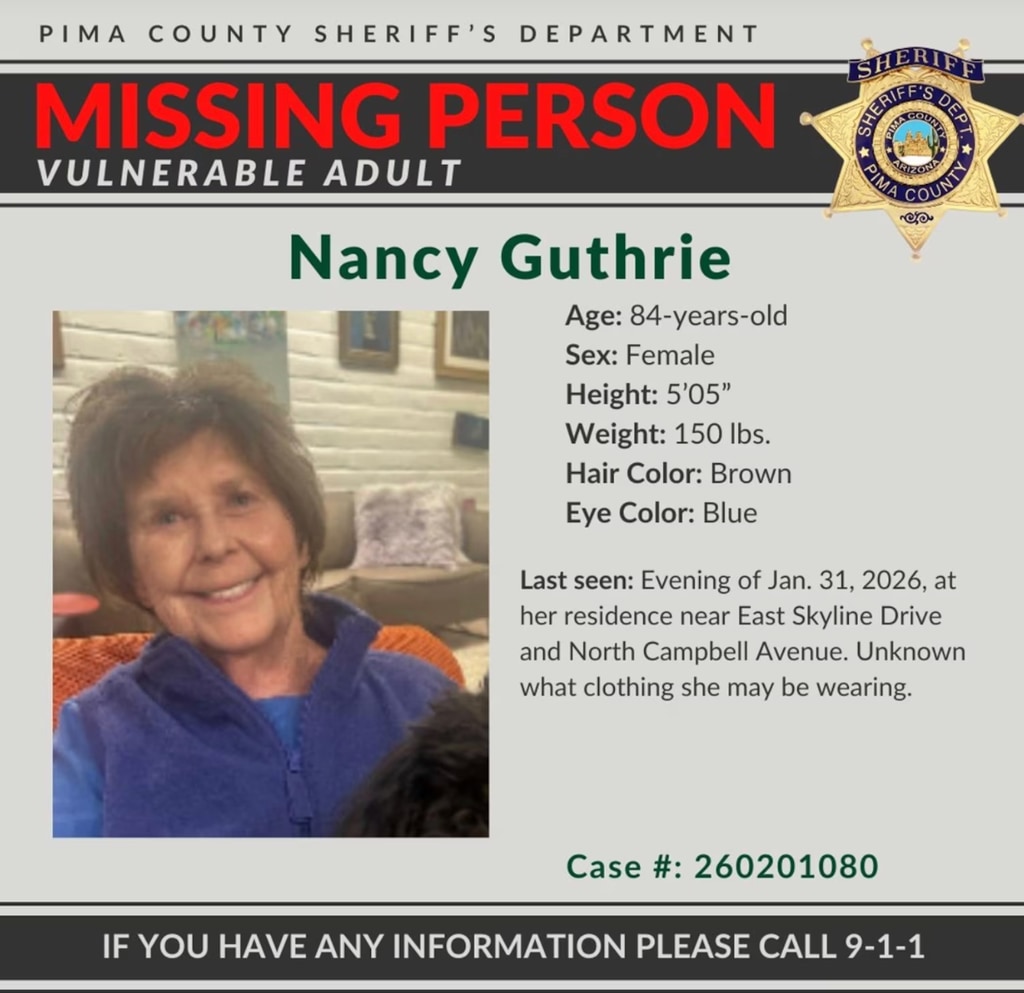 Nancy Guthrie update: Key details emerge from crime scene