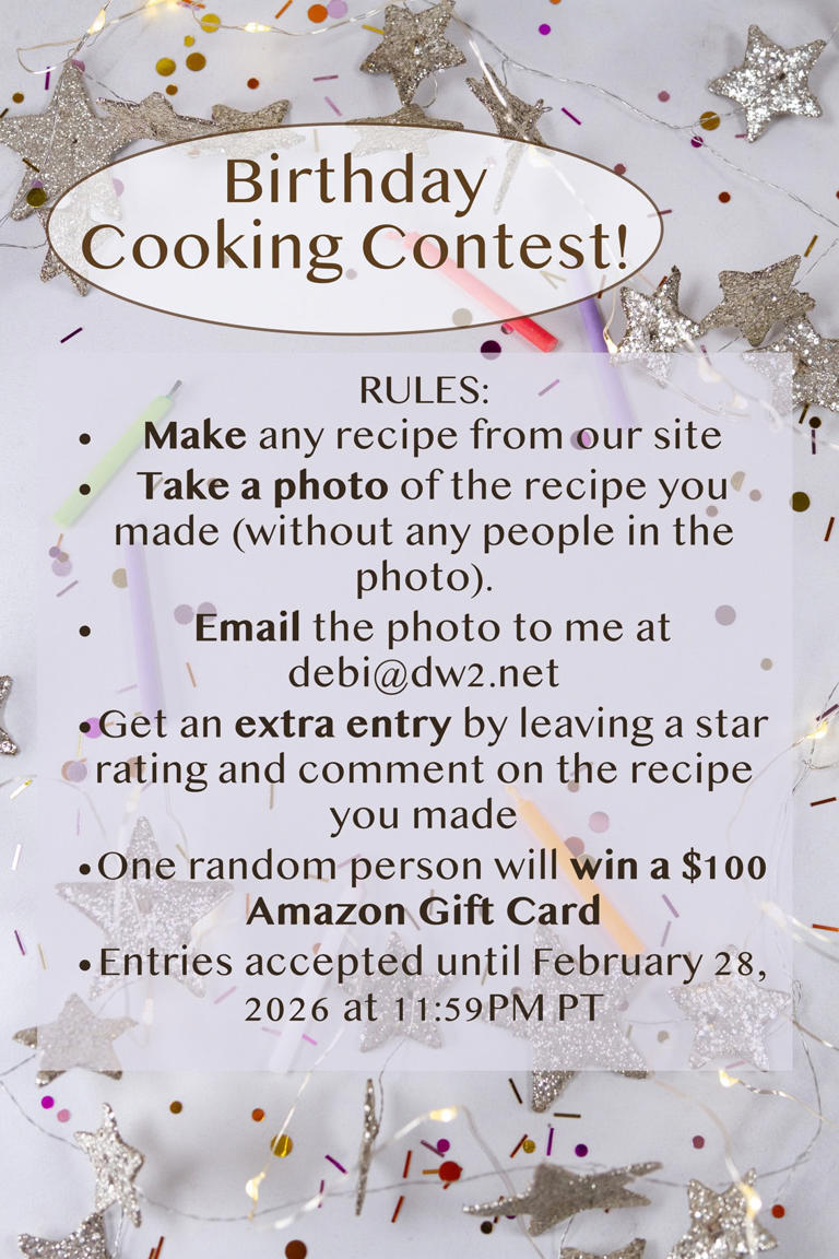 Birthday cooking contest