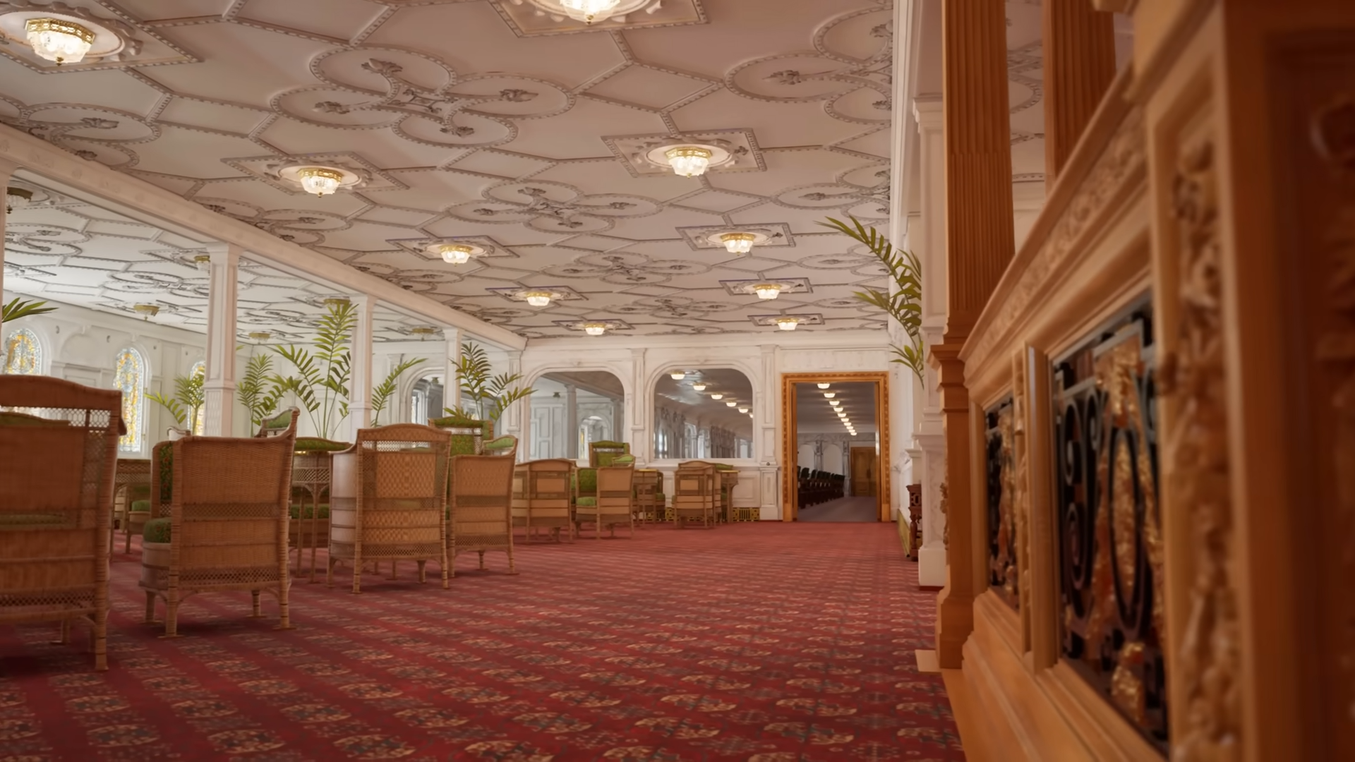How the rich spent a full day on Titanic in 1912