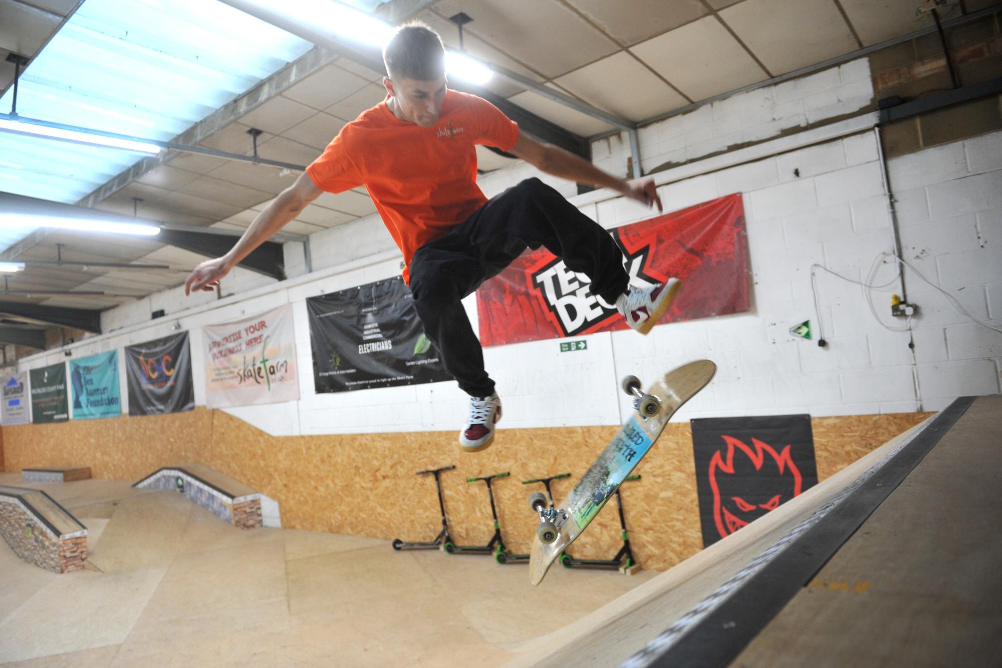 We went back to Skatefarm, the indoor skate venue in Haywards Heath to ...