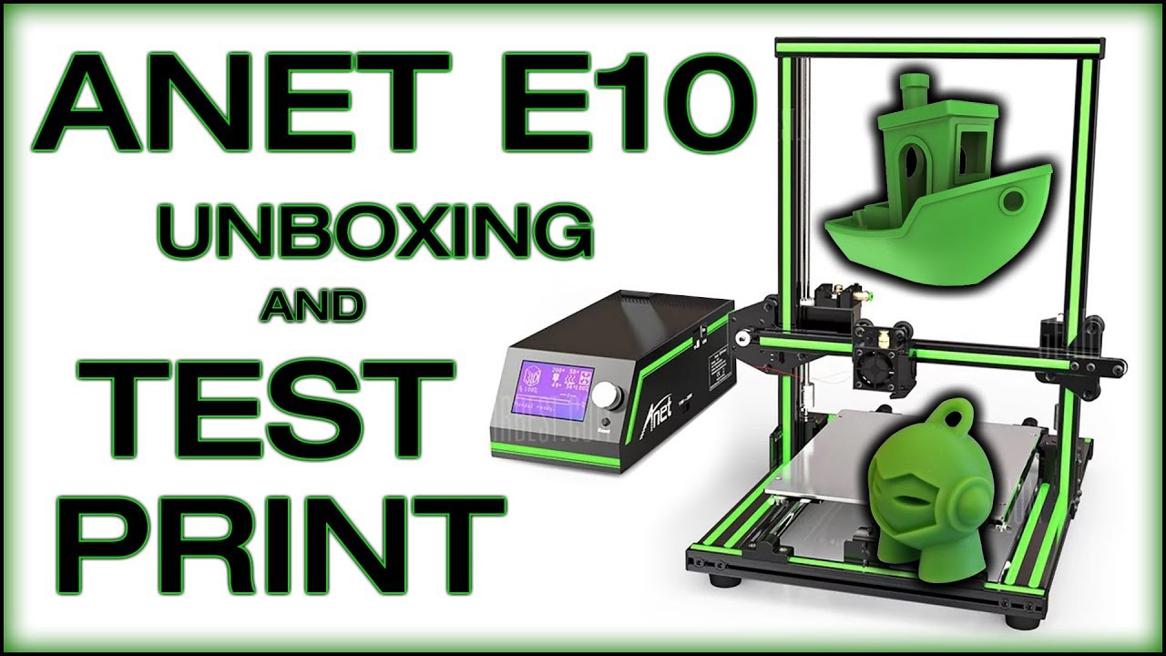 Testing the new Anet E10 3D printer