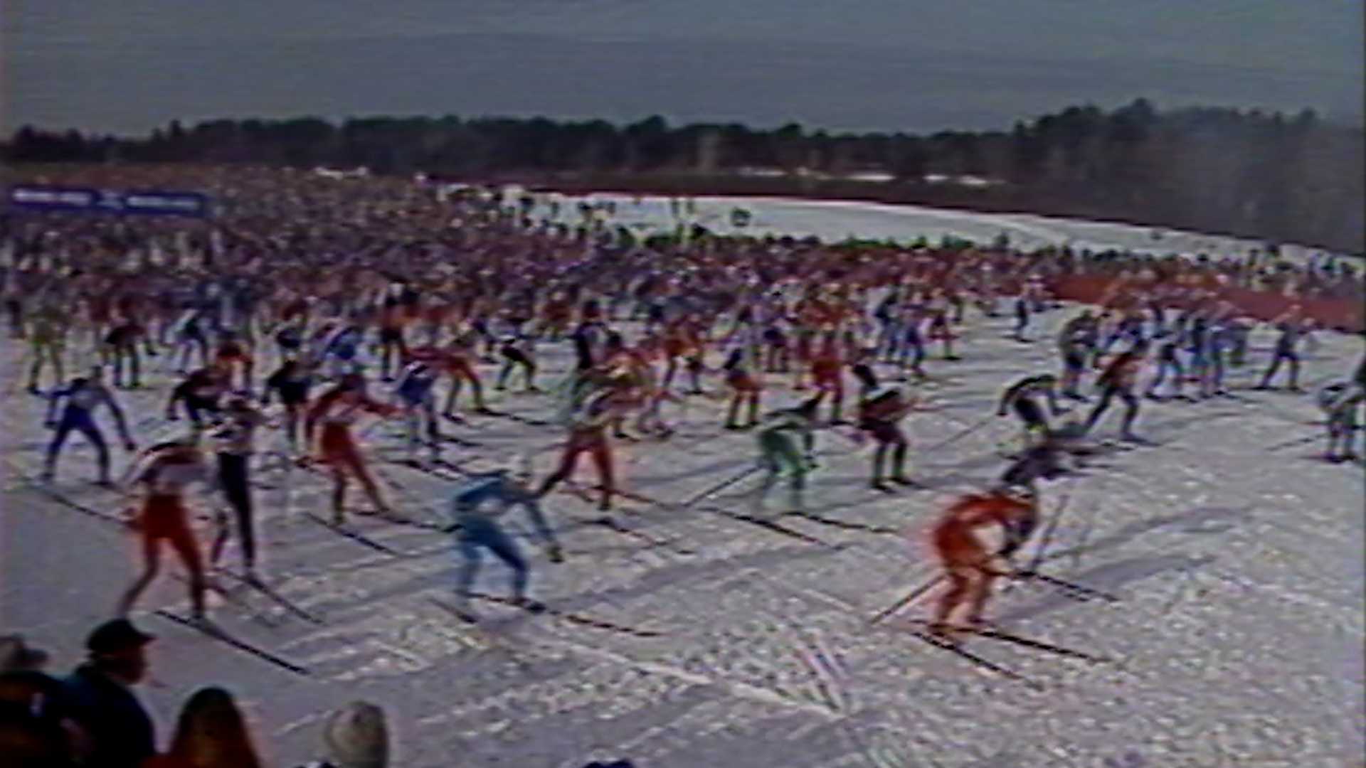 Think you could ski 31 miles? Watch 8,000 people race to the finish in 1983