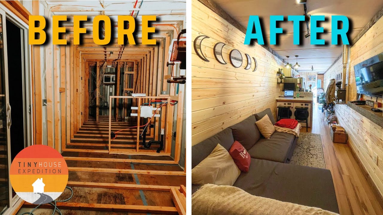 They built their own shipping container home for $20k 🚪