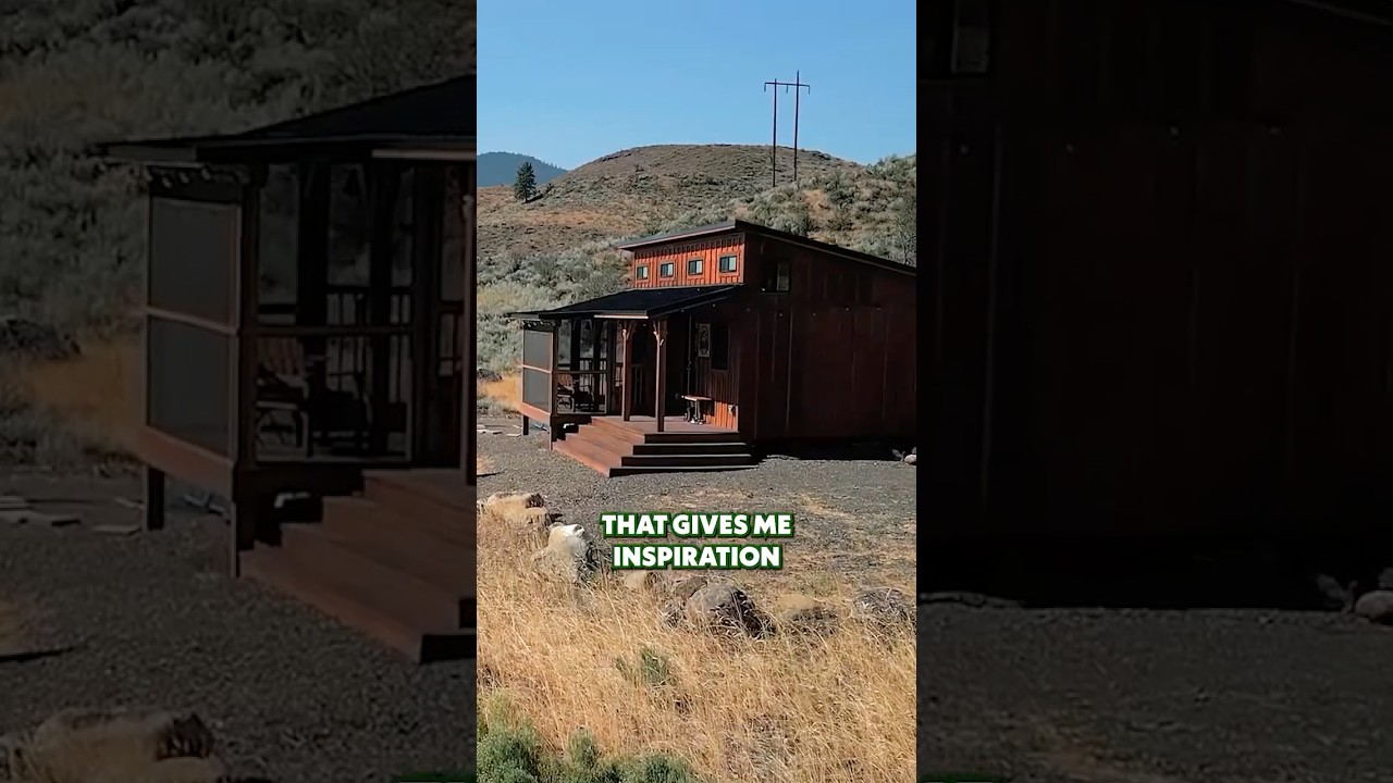 She manifested and built her dream tiny house cabin