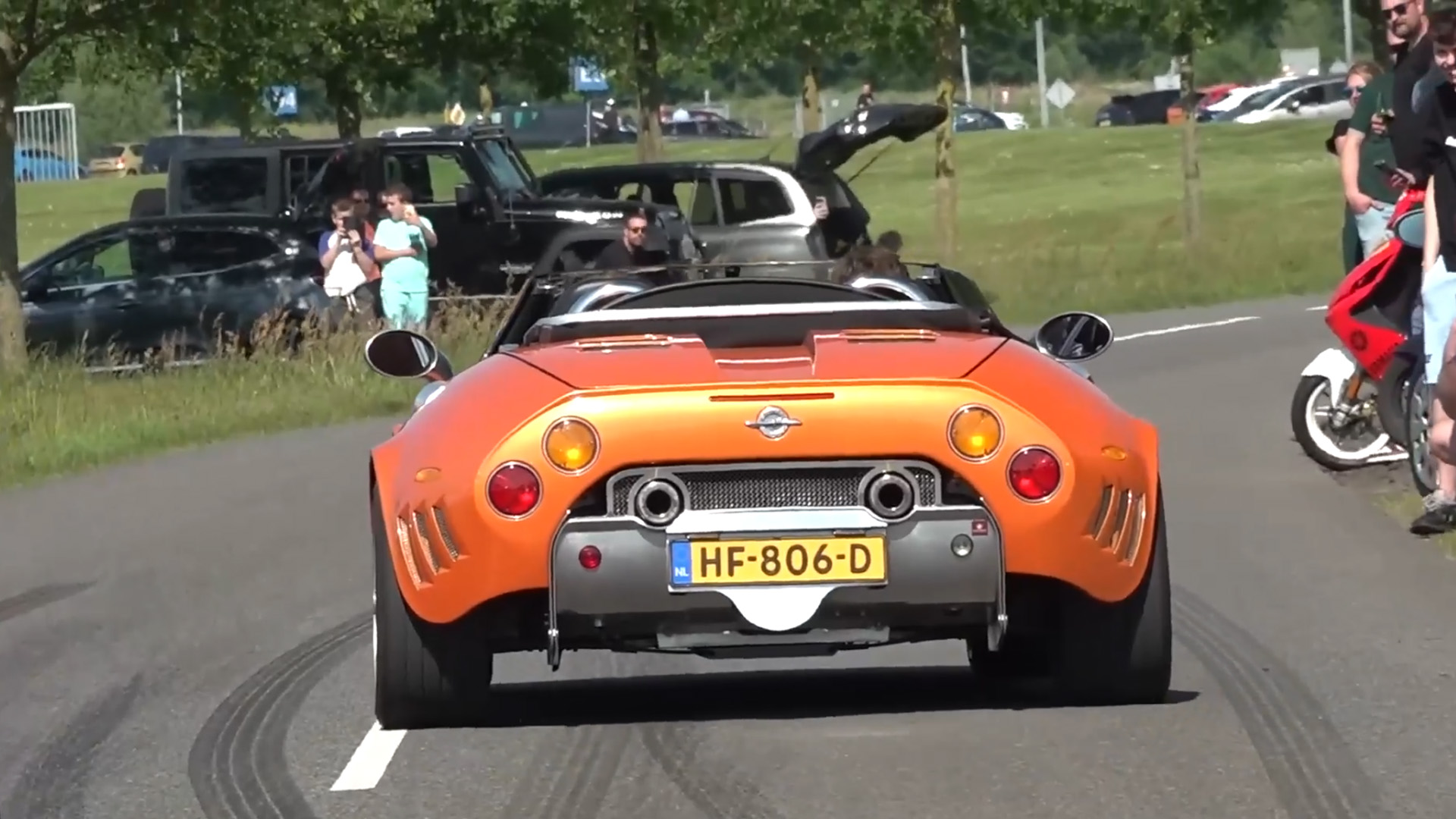 Supercars display impressive acceleration and roaring exhausts
