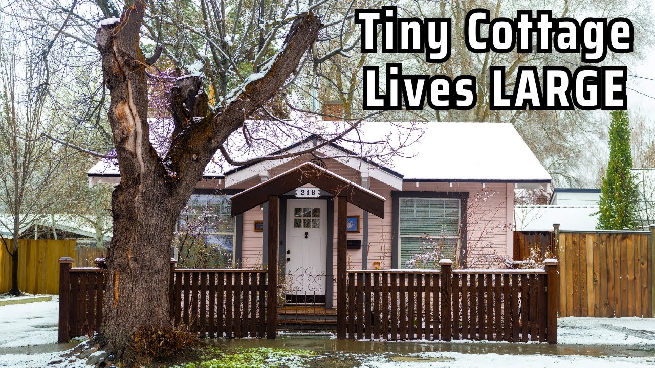 What makes this vintage tiny cottage so special?