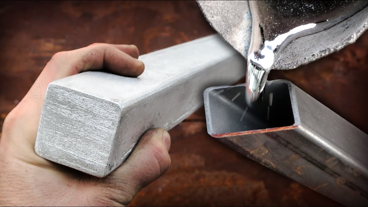 DIY custom aluminum bars for your projects | Easy casting method