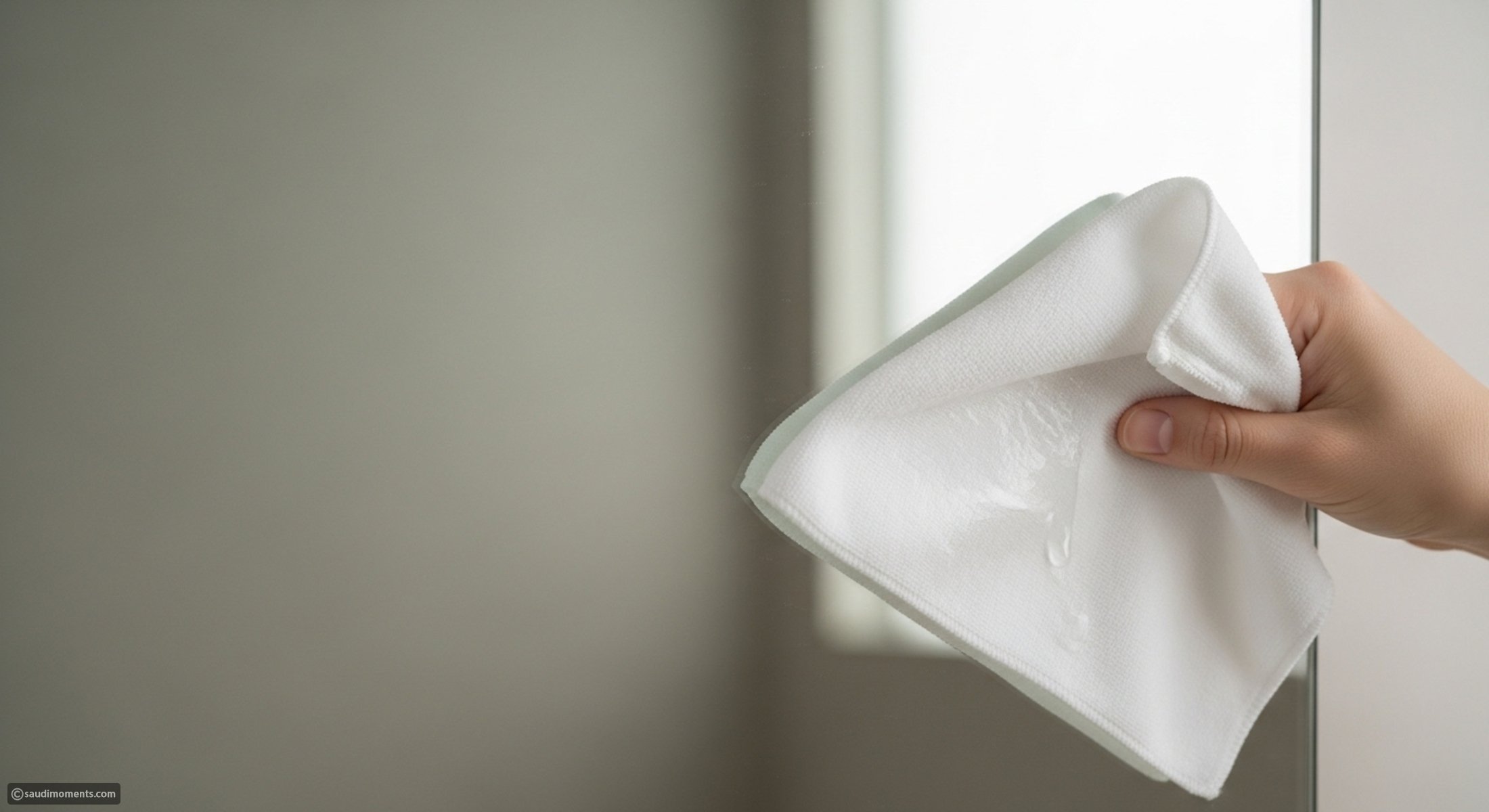 How to clean a mirror without leaving any streaks