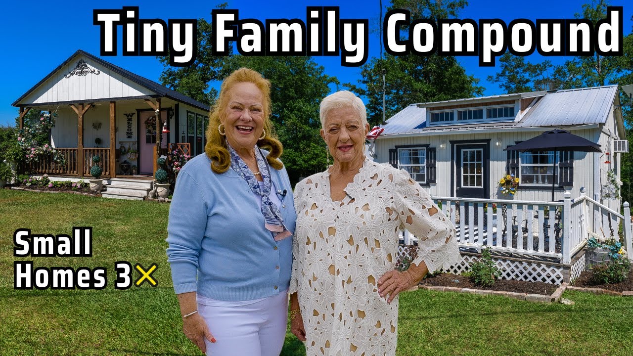 Side by side tiny homes: Mom & daughter thrive in family compound pt 1