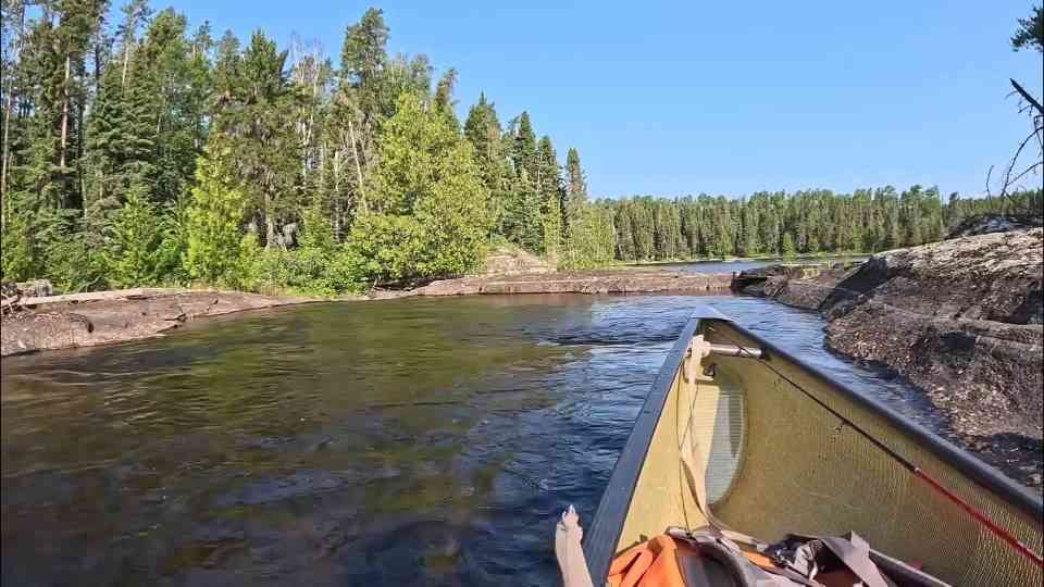 We followed the river until we found the perfect hidden campsite