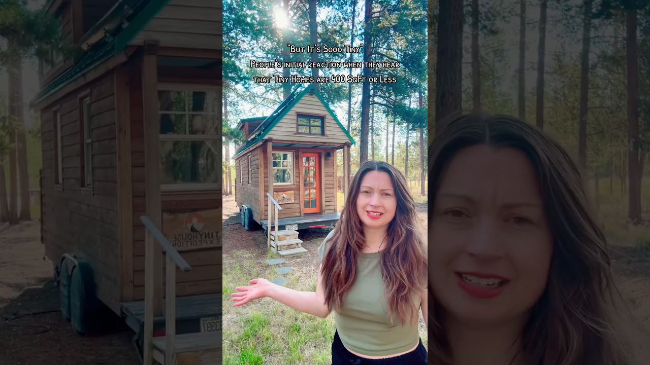 Tiny houses really are tiny 😂