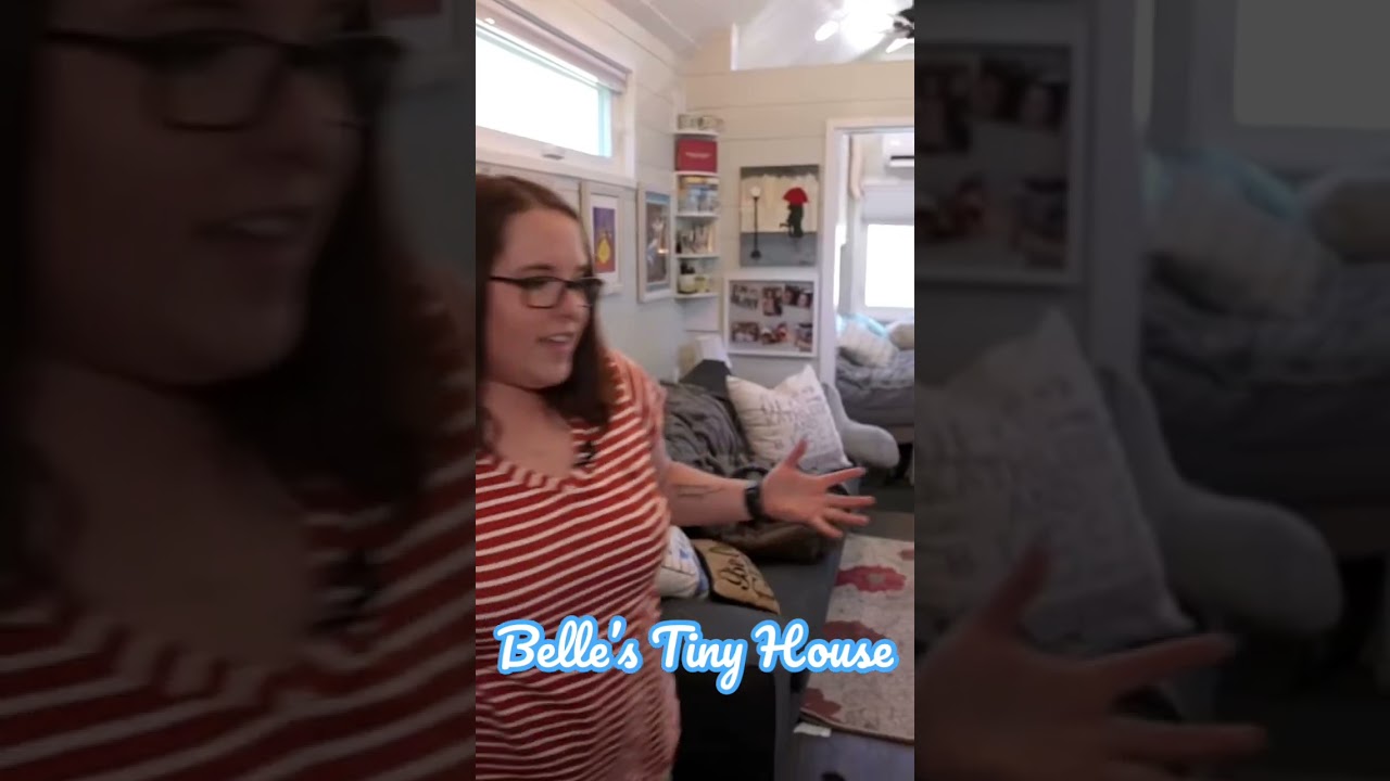 Explore Belle's romantic tiny house tour