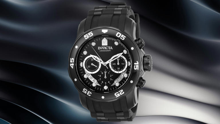 This black Invicta dive watch is currently 86% off