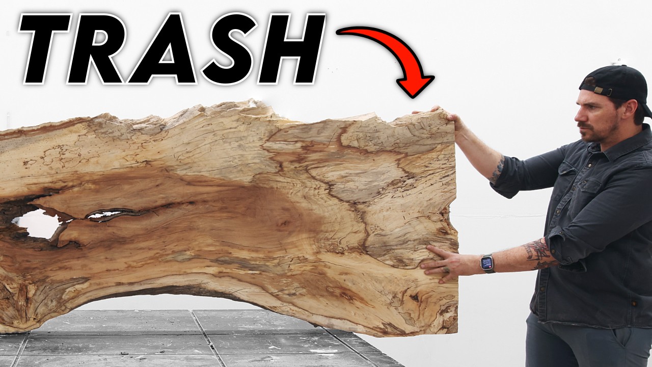 Watch me transform this old slab into art