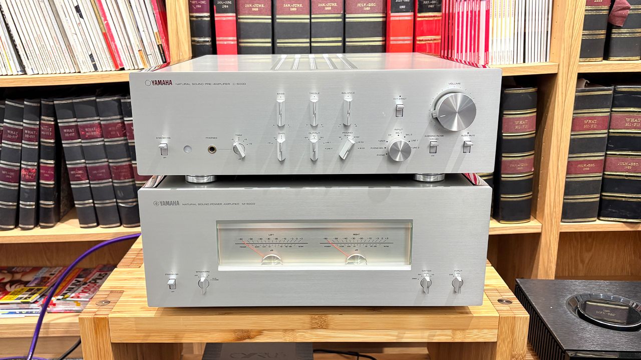This stunning Yamaha pre/power amplifier pairing is beautifully made ...