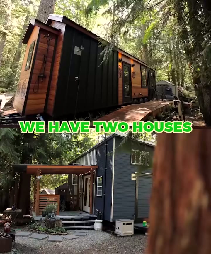 Two tiny homes, one happy couple, and $600 in monthly savings! 🏡🏡💰