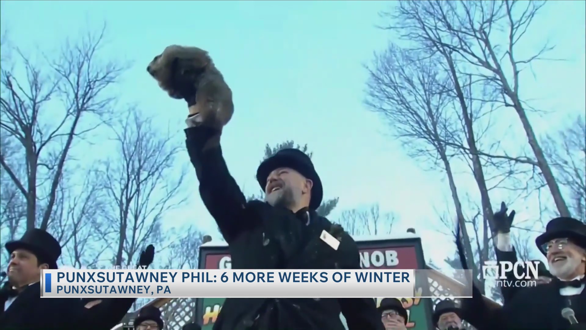 Punxsutawney Phil: 6 more weeks of winter