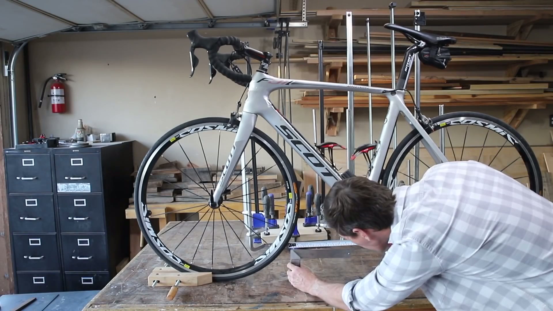 DIY bike stand cabinet | Bicycle storage solution for small home/apartment