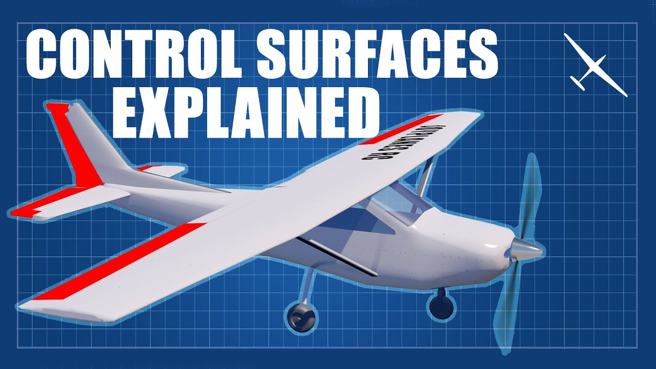 Aircraft control surfaces explained | Ailerons, Flaps, Elevator, Rudder ...
