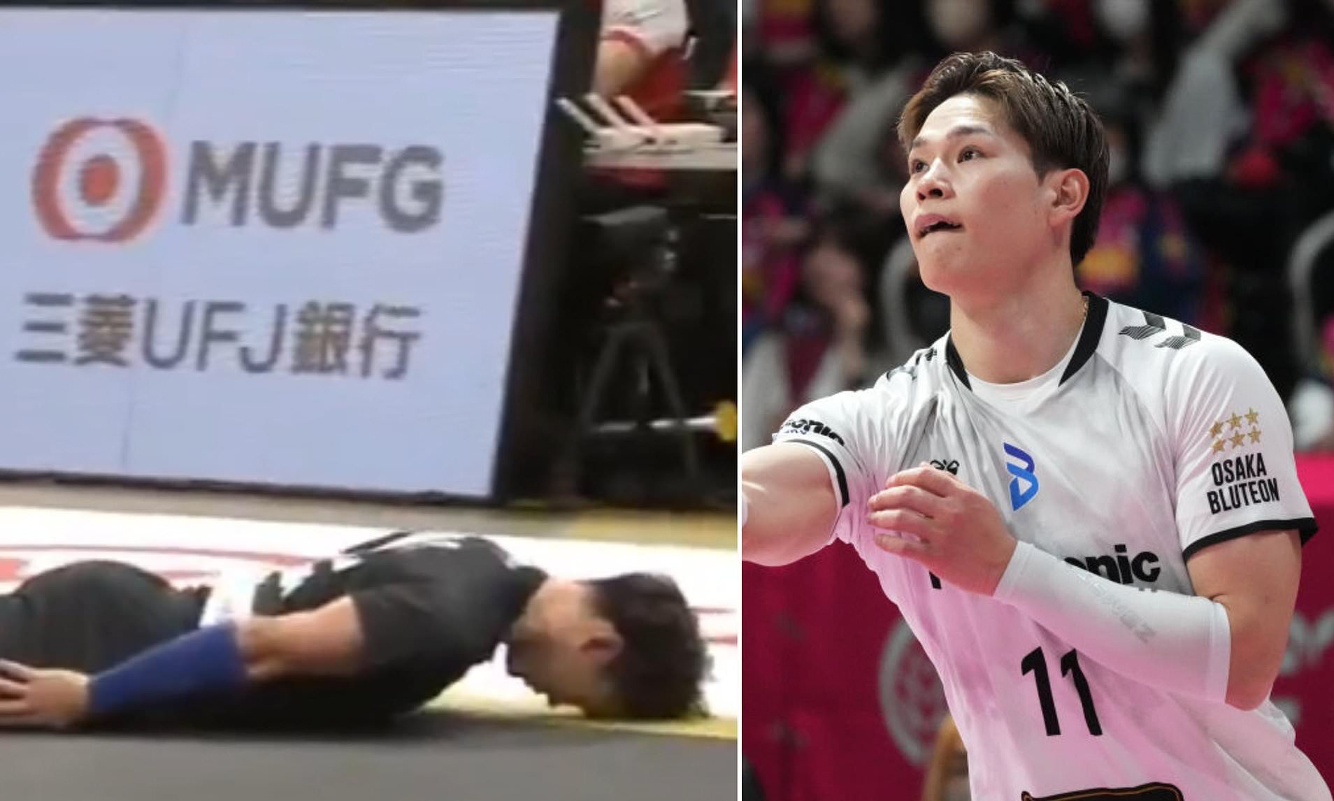 Japanese volleyball player goes viral for dramatic apology after ...