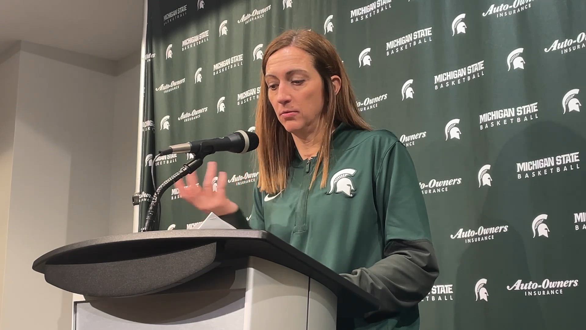 Michigan State women's basketball coach Robyn Fralick on rebounding and ...