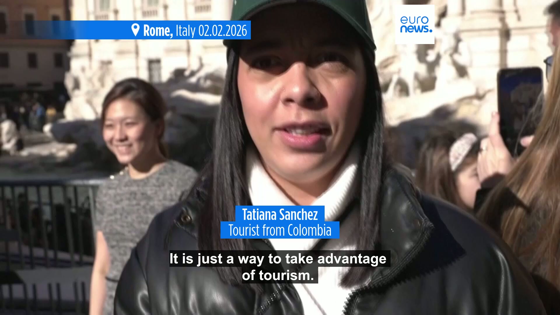 Rome tourists have to pay to get up close to the Trevi Fountain from today