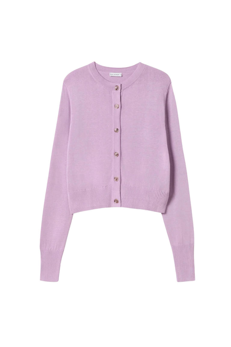 El color lila se combina de esta manera para un look elegante en ...