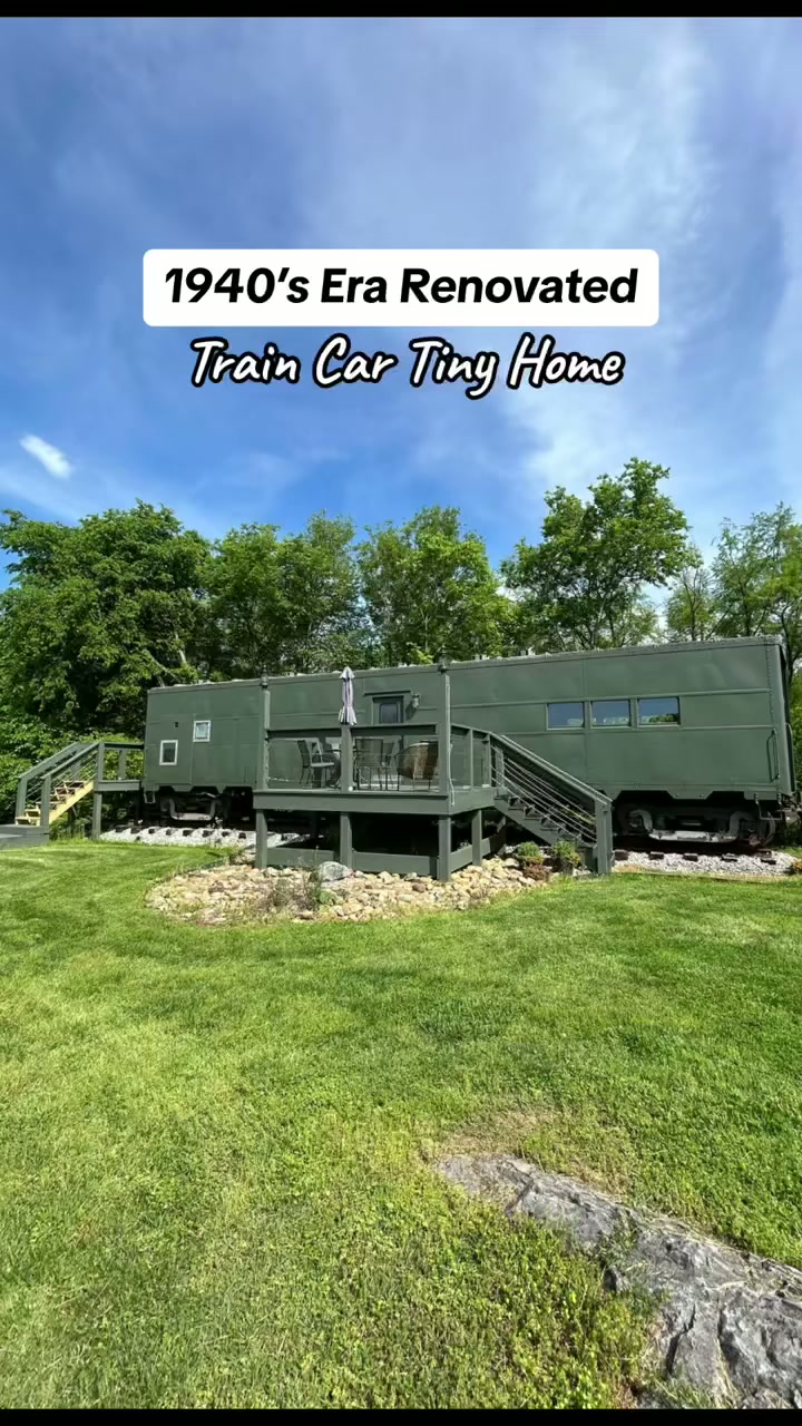 I found my dream tiny home in a train car! 🚞