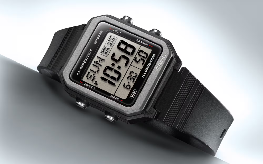 Casio launches W-221H digital watches with 90s-inspired design