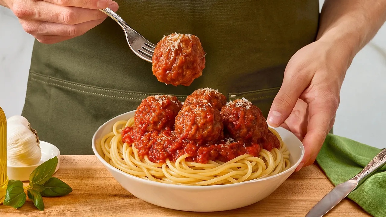 Perfect spaghetti and meatballs - the one step that fixes bland sauce ...