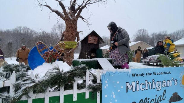 Michigan's Woody the Woodchuck predicts six more weeks of winter