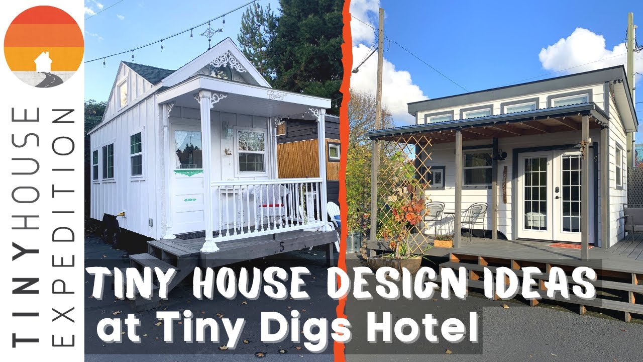 Vintage or modern? Tiny house design ideas @ Tiny Digs Hotel