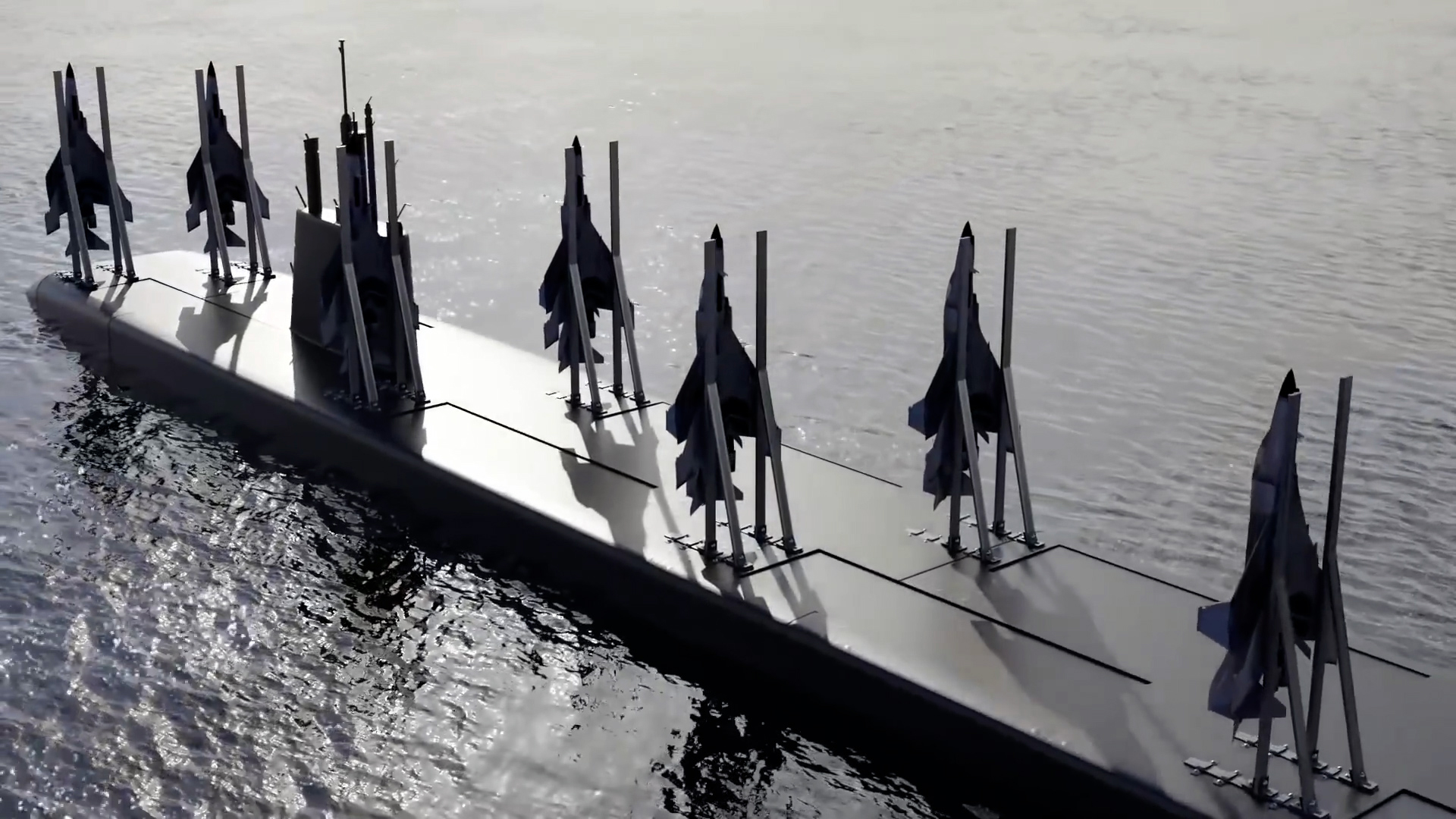 The aircraft carrier that was also a submarine