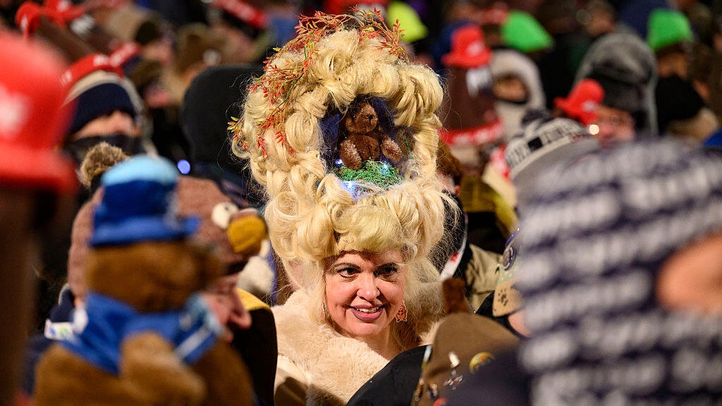 Photos show Groundhog Day celebration as Punxsutawney Phil makes his ...